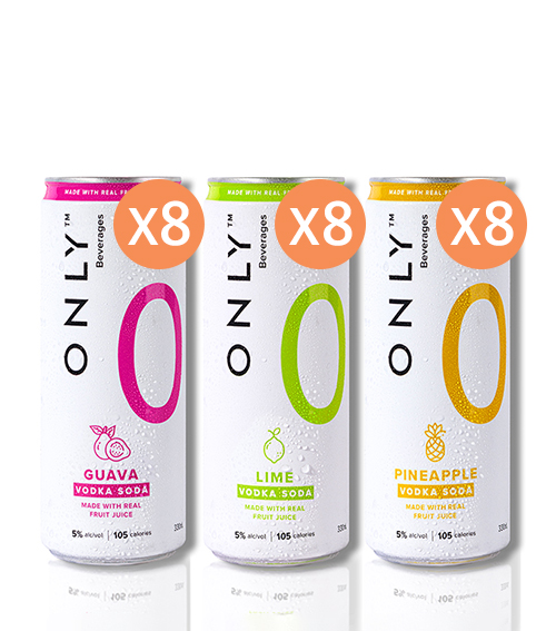 Shop for ONLY Vodka Soda Variety Pack - RTD COCKTAIL | HK Liquor Store ...